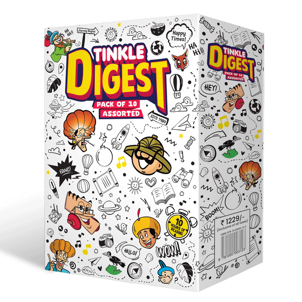 Best of Tinkle Digest Comic Books | Pack of 10 | Assorted Collection ...